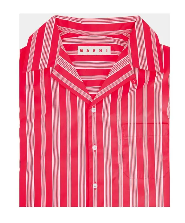 Marni Striped Short-sleeve Shirt
