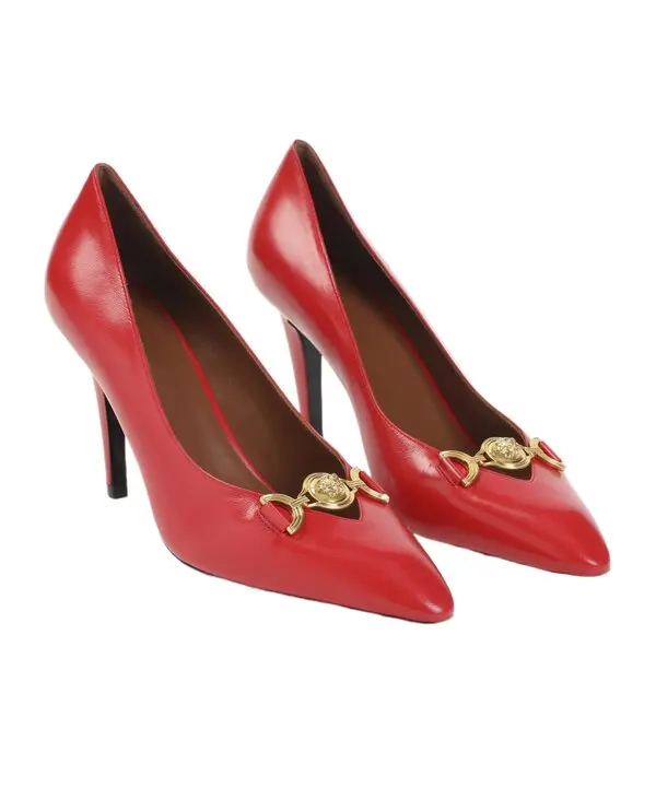 Versace Clelia Nappa Pumps 90 Mm