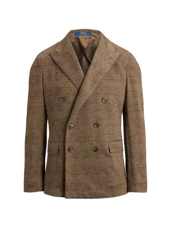 Polo Ralph Lauren Polo Soft Double-breasted Check Jacket