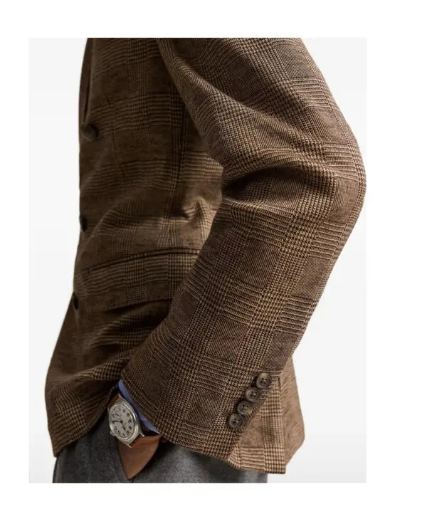 Polo Ralph Lauren Polo Soft Double-breasted Check Jacket