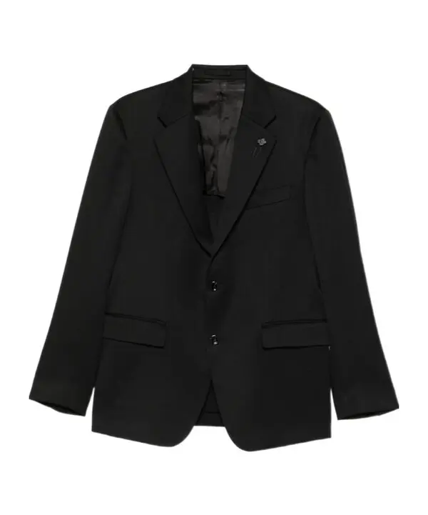 LARDINI Single-breasted Notched-lapels Blazer