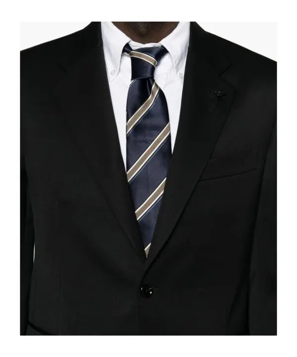LARDINI Single-breasted Notched-lapels Blazer