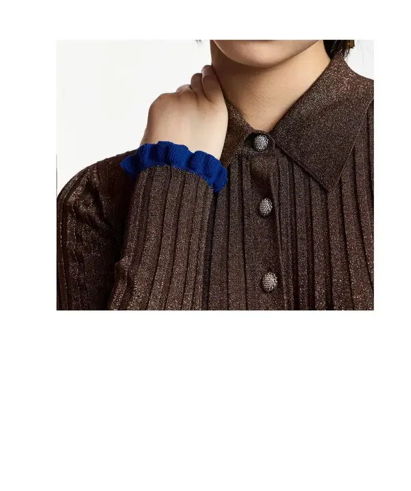 Essentiel Antwerp Ribbed-knit Polo Shirt