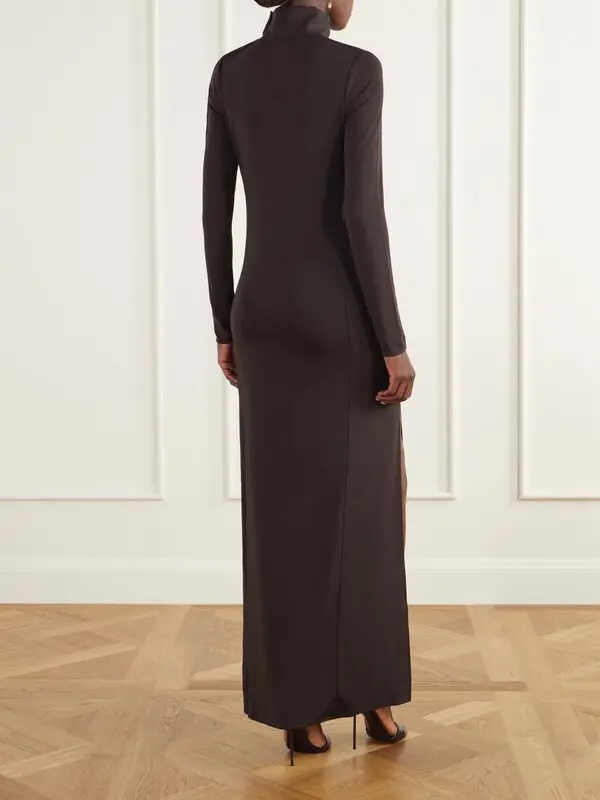 COURREGES Long-sleeve High-neck Dress