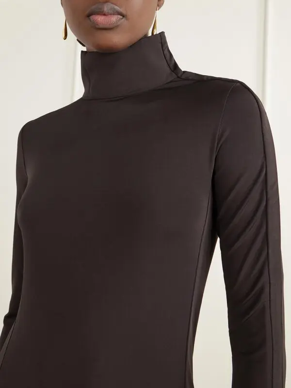 COURREGES Long-sleeve High-neck Dress