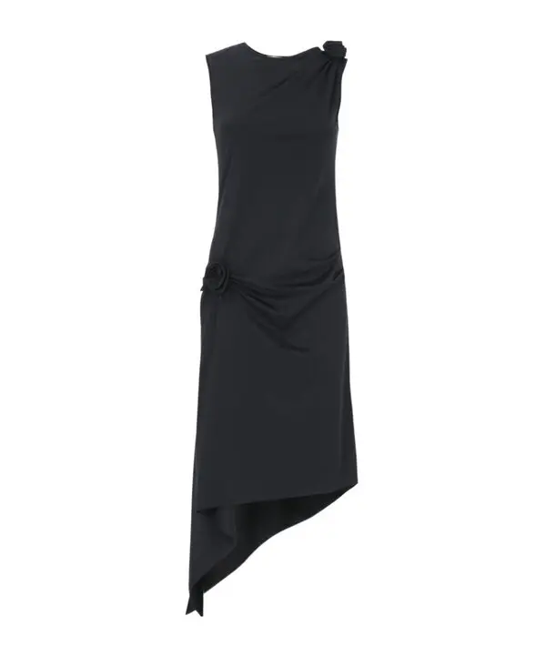 Coperni Draped Rose Detail Dress