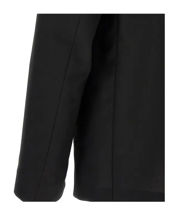 MAISON MARGIELA Collarless Signature Four-stitch Jacket