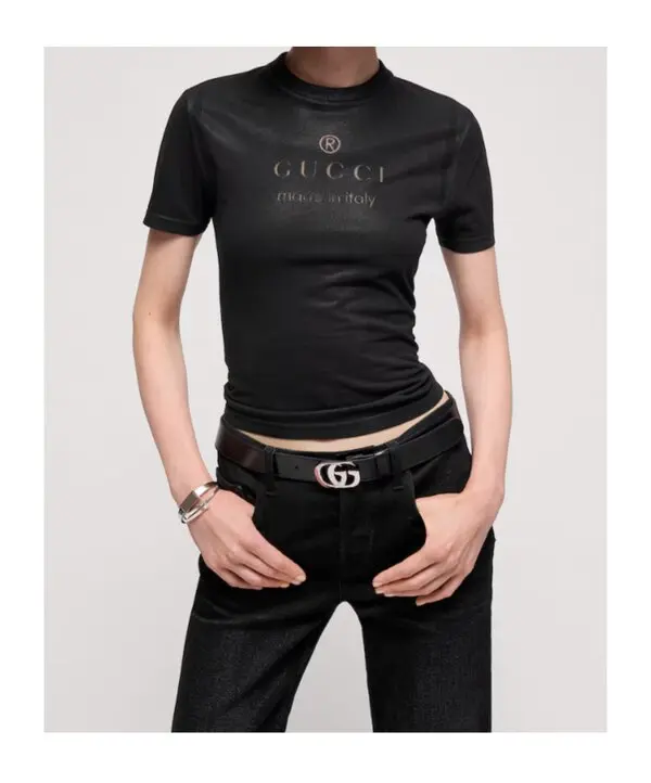 Gucci Technical Cotton Jersey T-shirt With Print