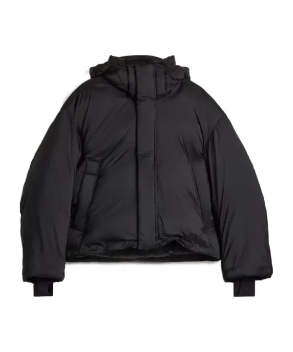 Y3 Belted Hooded Down Jacket