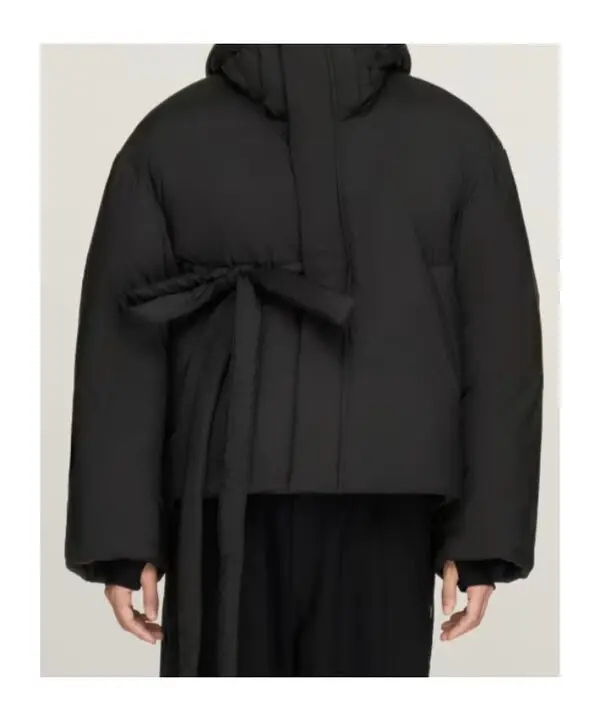Y3 Belted Hooded Down Jacket