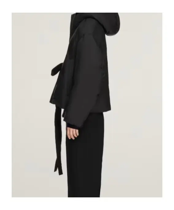 Y3 Belted Hooded Down Jacket