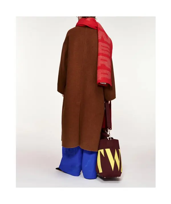 Essentiel Antwerp Logo-patch Single Breasted Coat