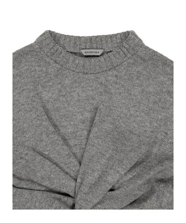 Balenciaga Long-sleeve Crew-neck Sweater