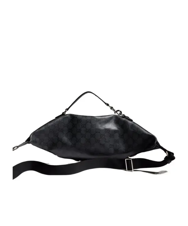 Gucci Small Crossbody Bag With Web - Black