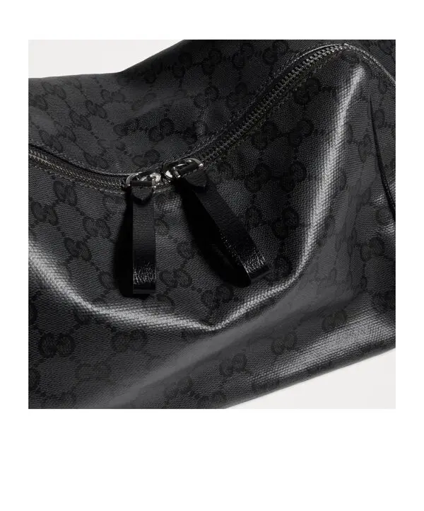 Gucci Small Crossbody Bag With Web - Black