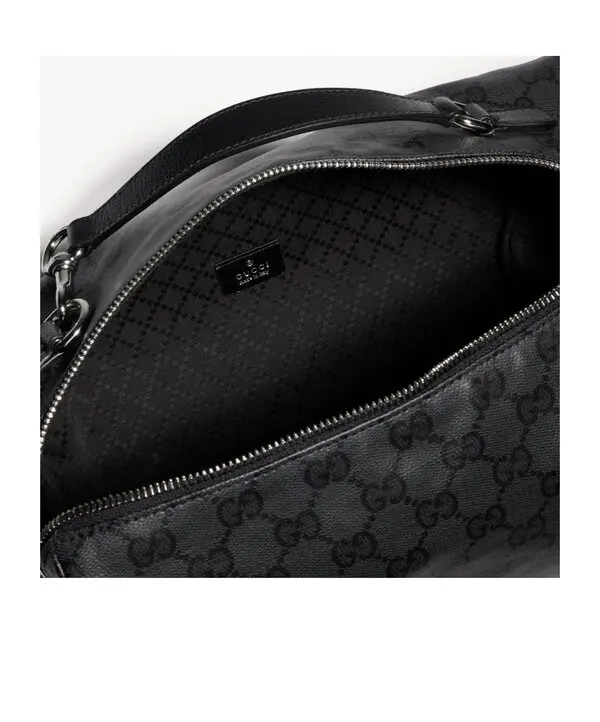 Gucci Small Crossbody Bag With Web - Black