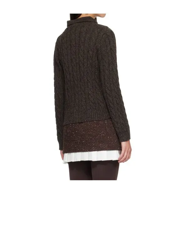SHUSHU/TONG Cable-knit Cardigan