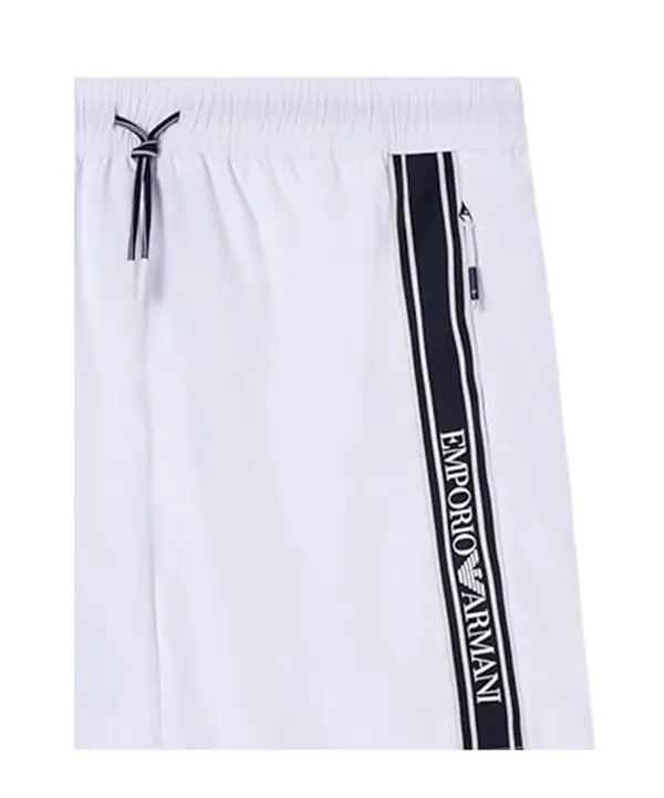 Emporio Armani Elastic-waist Swim Trunks