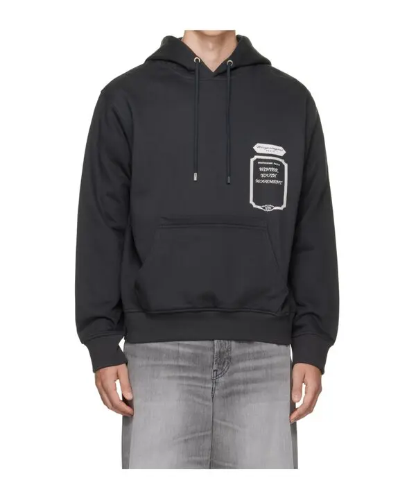 WOOYOUNGMI Flower Back Logo Hoodie