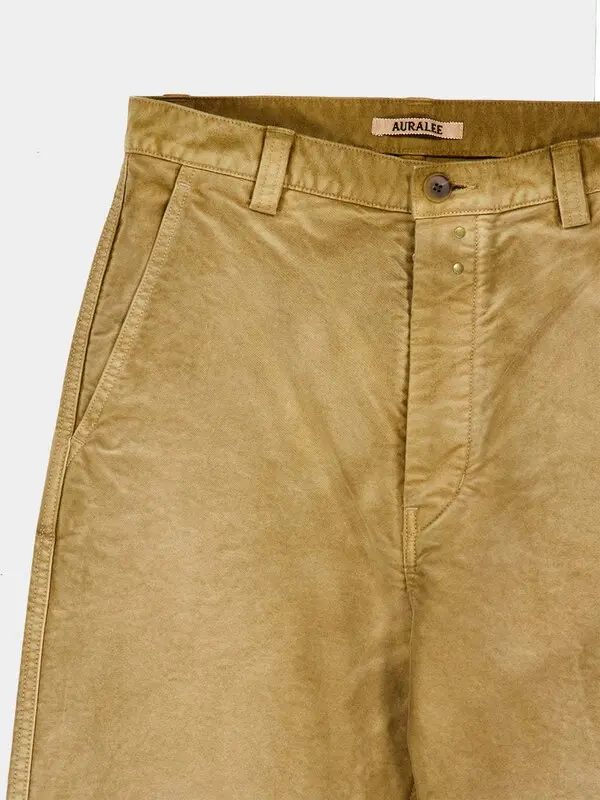 Auralee Casual Trousers With Belt Loops