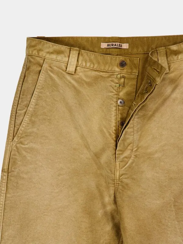 Auralee Casual Trousers With Belt Loops