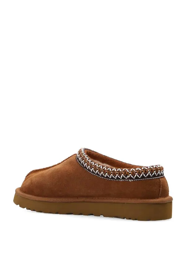UGG Tasman Embroidered Slippers - Brown