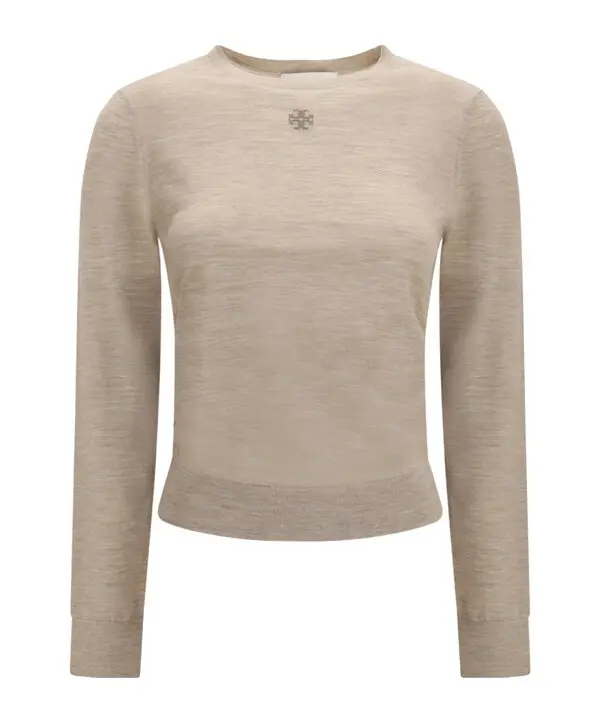 Tory Burch Logo Crewneck Sweater