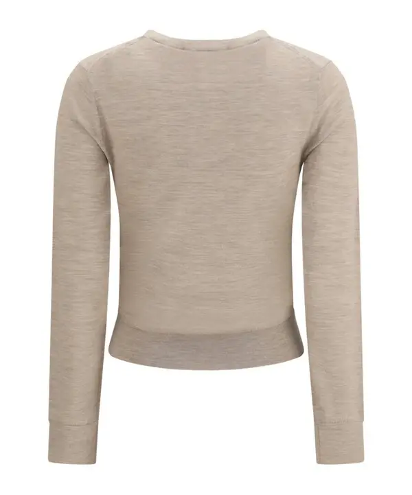 Tory Burch Logo Crewneck Sweater