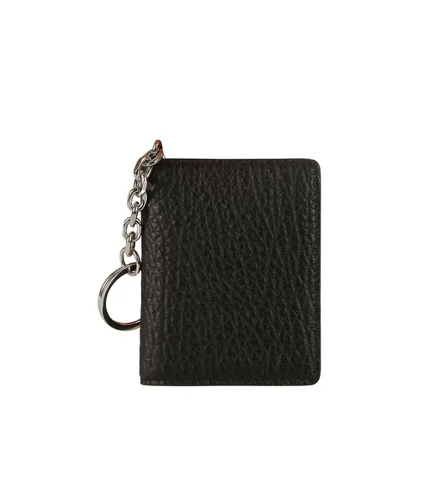 MAISON MARGIELA Four Stitch Key Holder Wallet - Black