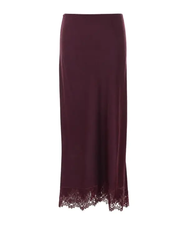 Rixo Lace-trimmed Skirt