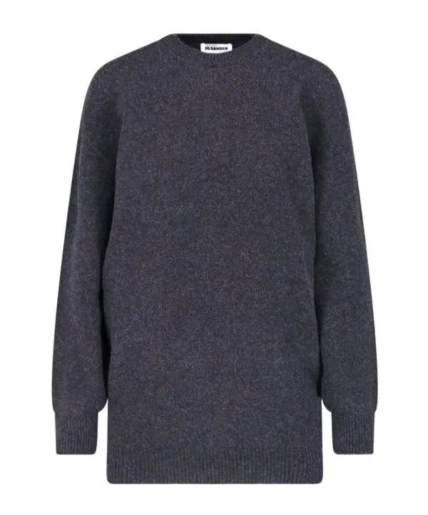 JIL SANDER Ribbed Crewneck Knitted Sweater