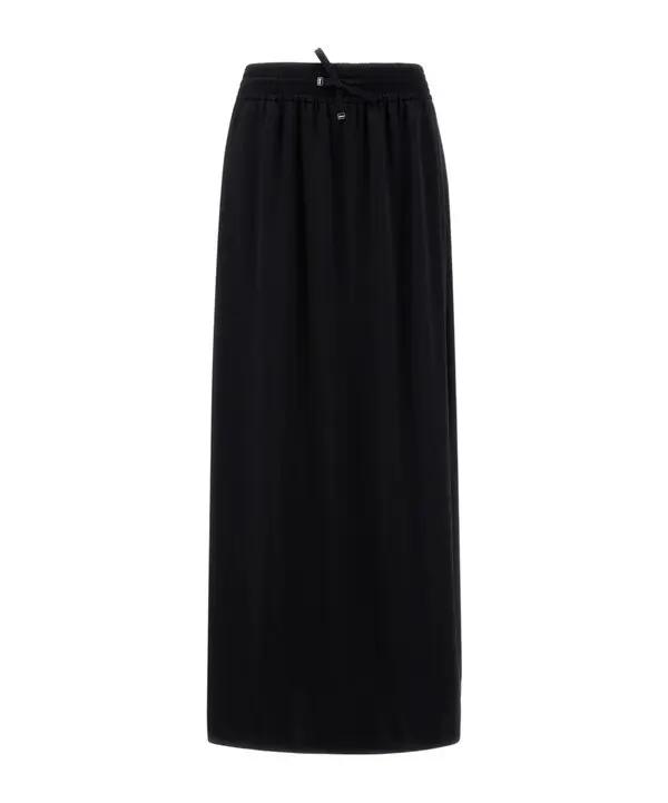 Herno Drawstring Maxi Skirt - Black