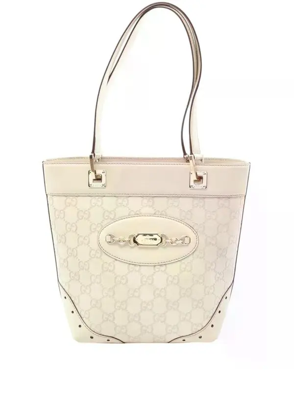 Gucci 2000-2015 Mini Guccissima Punch Tote Bag - White