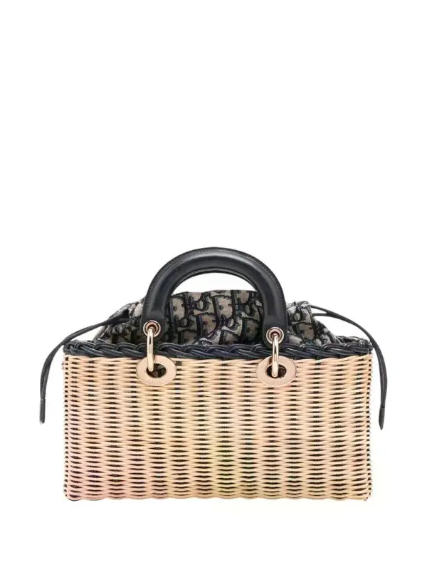 Dior 2000-2026 Medium Wicker Lady D Joy Satchel