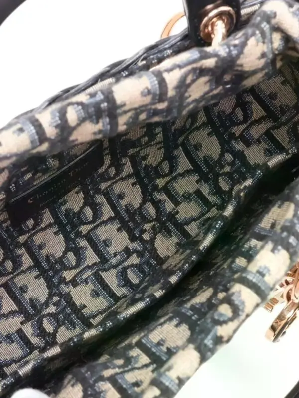 Dior 2000-2026 Medium Wicker Lady D Joy Satchel
