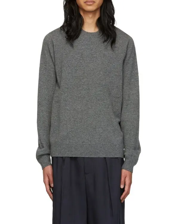 Comme Des Garçons Round-collar And Long-sleeved Knitted Pullover