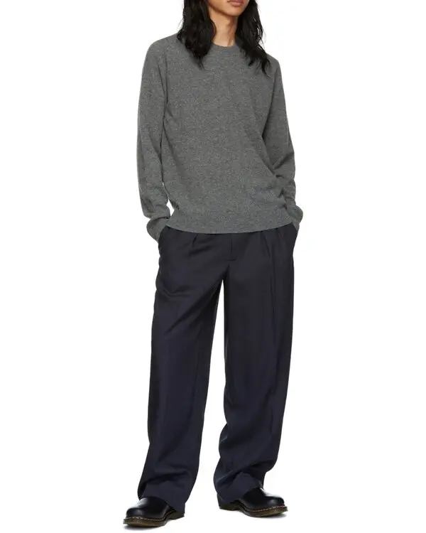Comme Des Garçons Round-collar And Long-sleeved Knitted Pullover