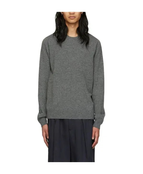 Comme Des Garçons Round-collar And Long-sleeved Knitted Pullover