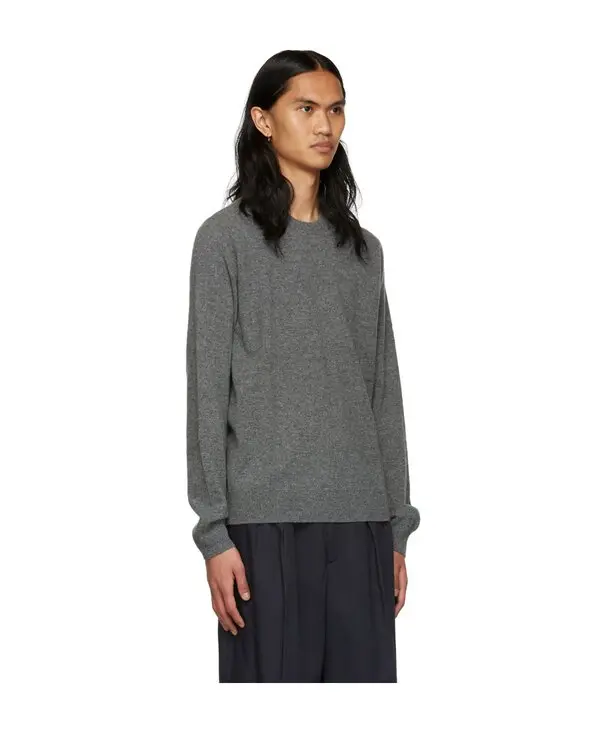 Comme Des Garçons Round-collar And Long-sleeved Knitted Pullover