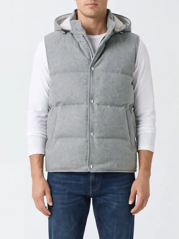 Eleventy Hooded Quilted Gilet