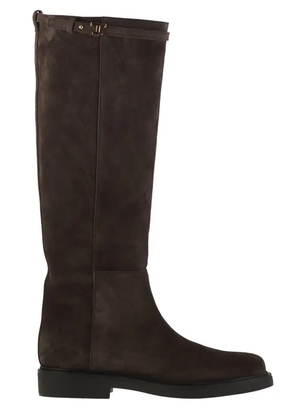 TOD'S Suede Leather Boot - Brown