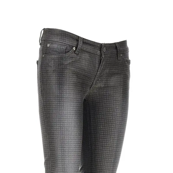 7 For All Mankind Coated Denim Y2k Skinny Pants