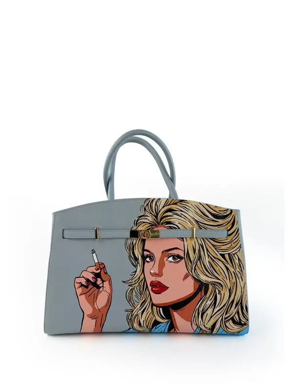 MAISON RUBAIYAT Gisèle Hand-painted Leather Tote Bag – Brigitte