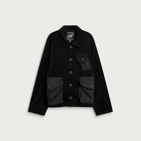 Y3 Velvet Corduroy Utility Blouson
