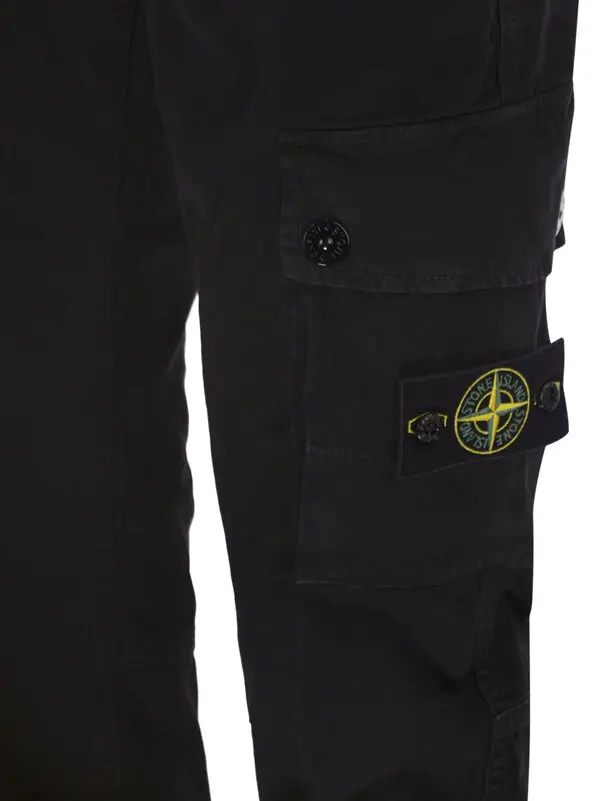 Stone Island Slim-fit Cargo Trousers