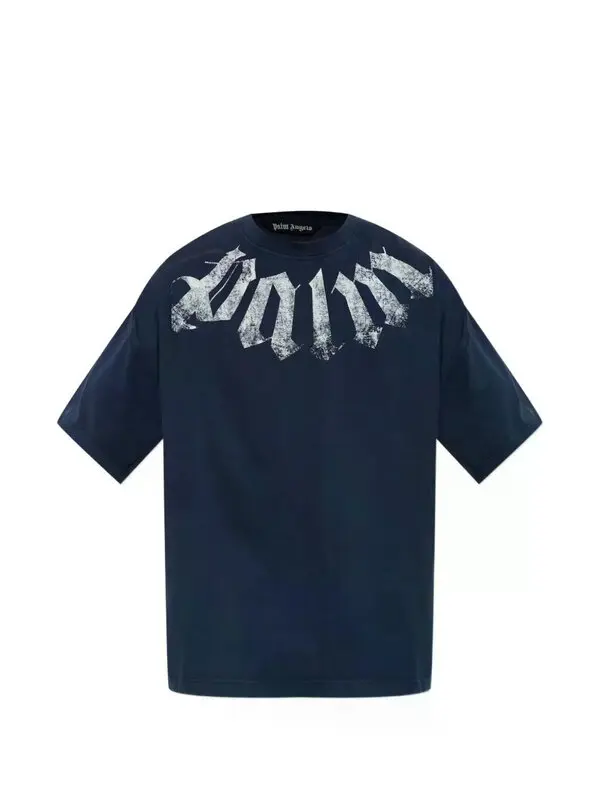 Palm Angels Big Neck Logo-print T-shirt