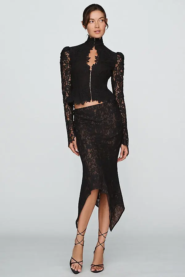 DE LA VALI Faela Midi Skirt