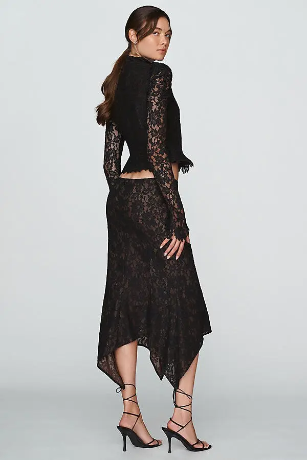 DE LA VALI Faela Midi Skirt