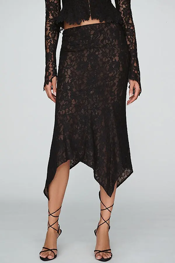 DE LA VALI Faela Midi Skirt