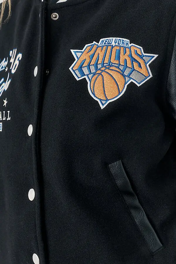 THE WILD COLLECTIVE Nba Varsity Jacket
